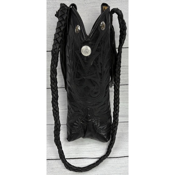 Tony Lama | Bags | Handmade Tony Lama Leather Cowboy Western Boot Tote ...
